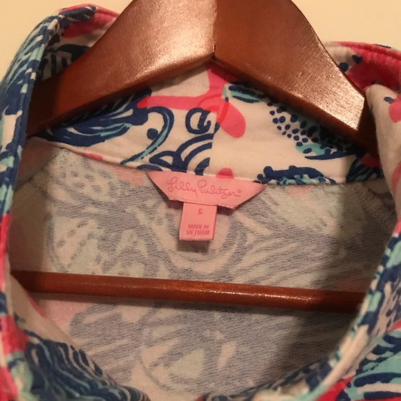 Lilly Pulitzer | Tops | Lilly Pulitzer She She Shells Skipper Popover S ...